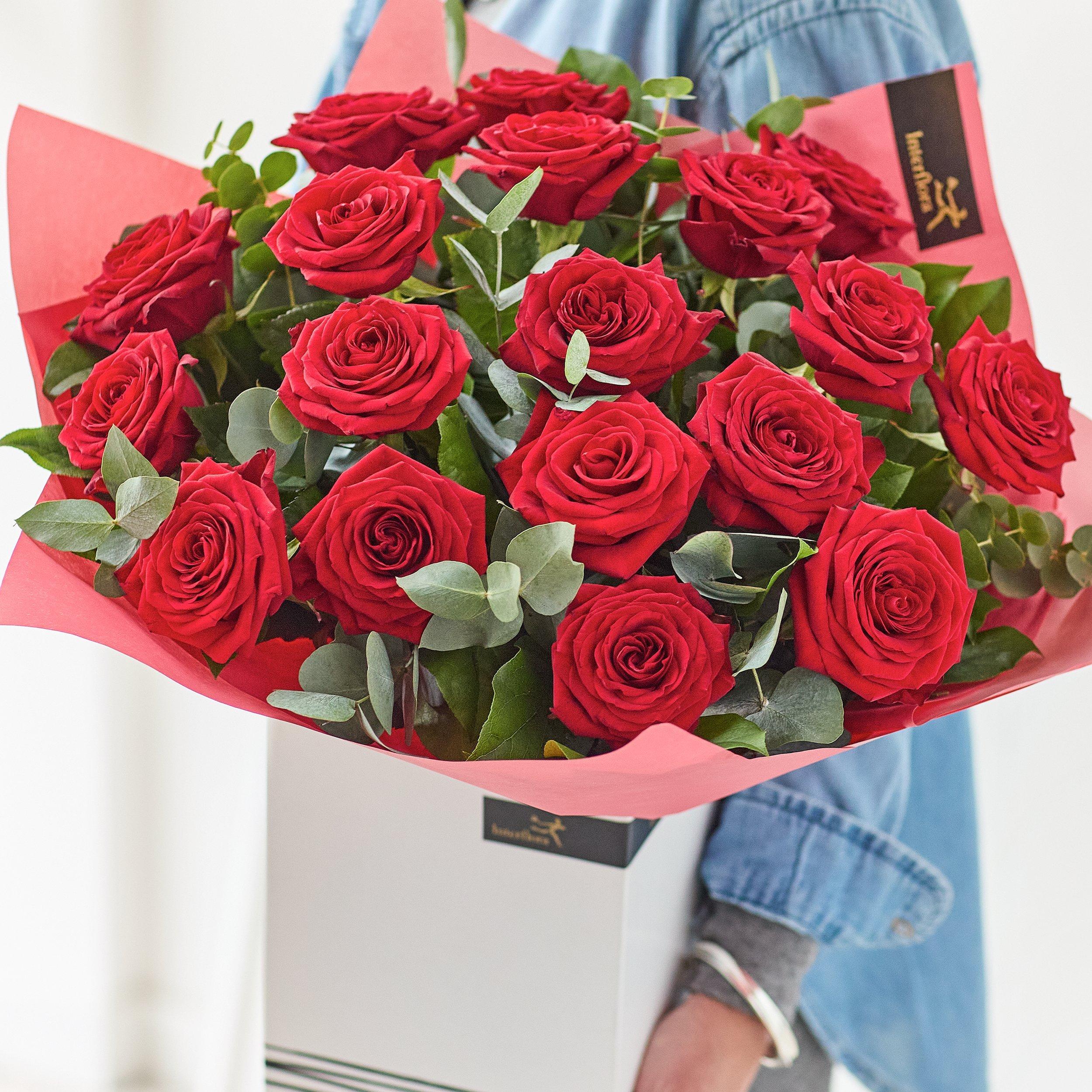 18 Sumptuous Red Roses - Coleraine Florists